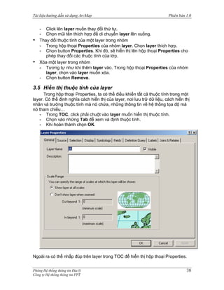 Hướng dẫn sử dụng phần mềm Arcgis Arcmap Destop | PDF