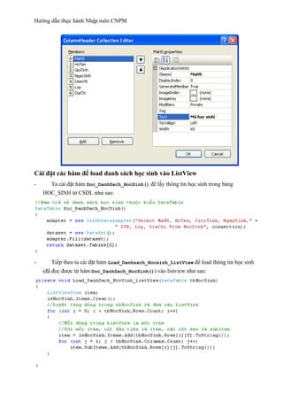 Tai lieu huong_dan_tu_hoc_visual_studio2010 | PDF