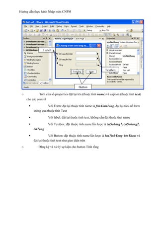 Tai lieu huong_dan_tu_hoc_visual_studio2010 | PDF