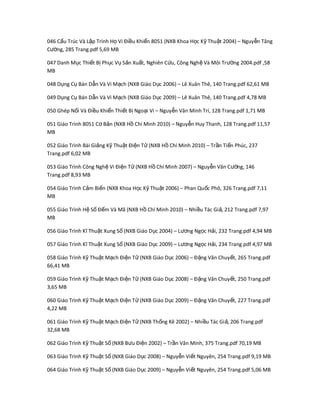 Tai lieu ky thuat dien tu | PDF