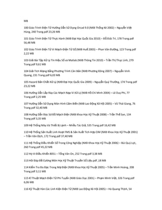 Tai lieu ky thuat dien tu | PDF