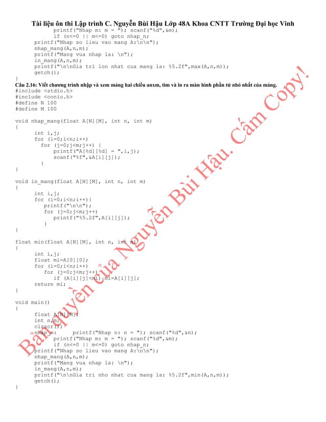 Tai lieu lap trinh vc++ day du | PDF