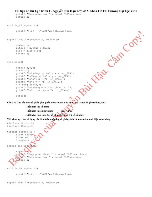 Tai lieu lap trinh vc++ day du | PDF