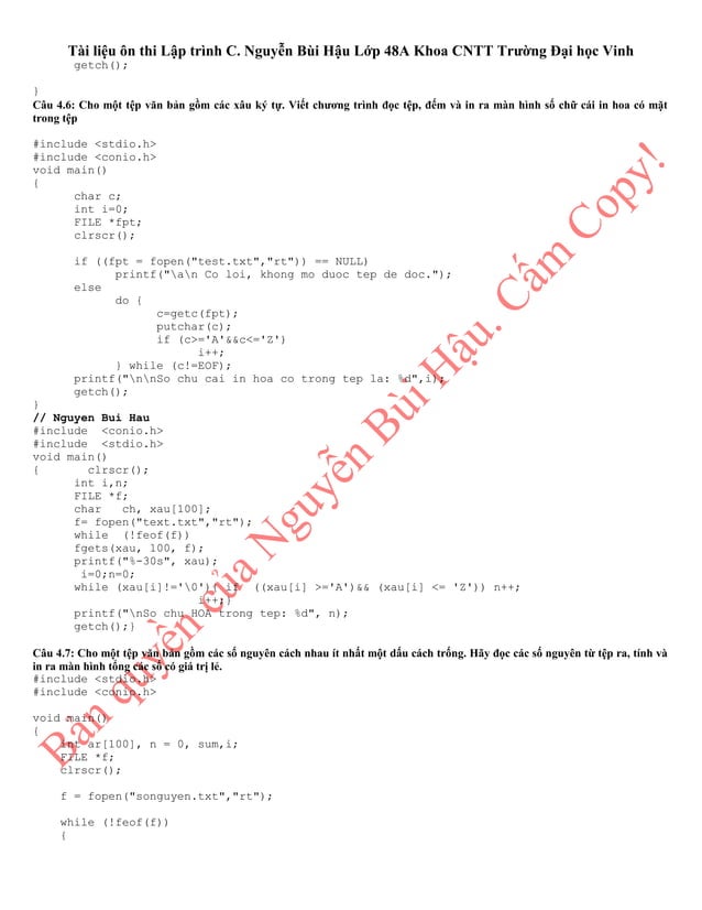 Tai lieu lap trinh vc++ day du | PDF