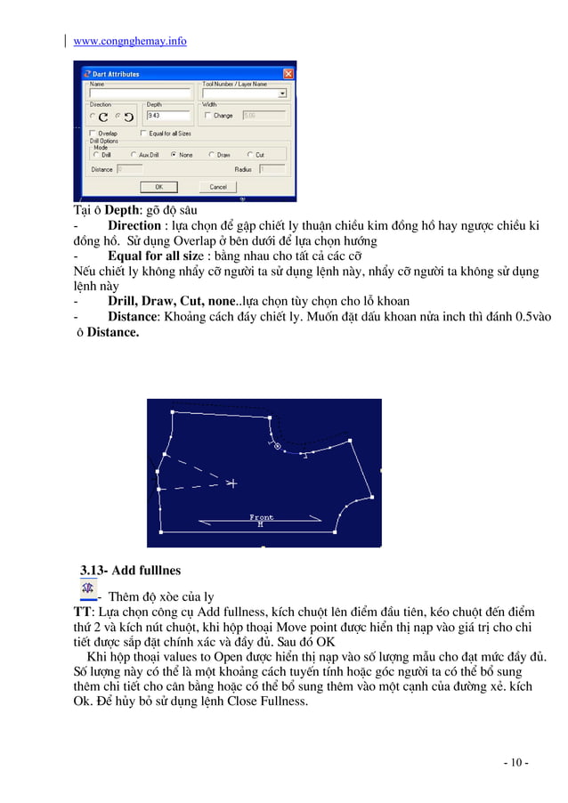 Tai Lieu Huong Dan Su Dung Optitex PDS Thiet Ke Thoi Trang | PDF