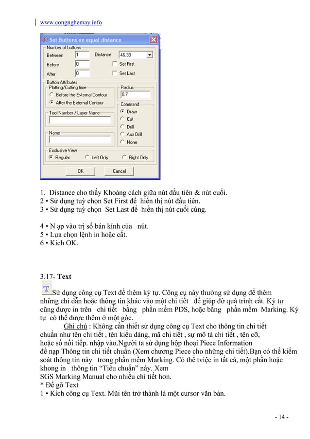 Tai Lieu Huong Dan Su Dung Optitex PDS Thiet Ke Thoi Trang | PDF