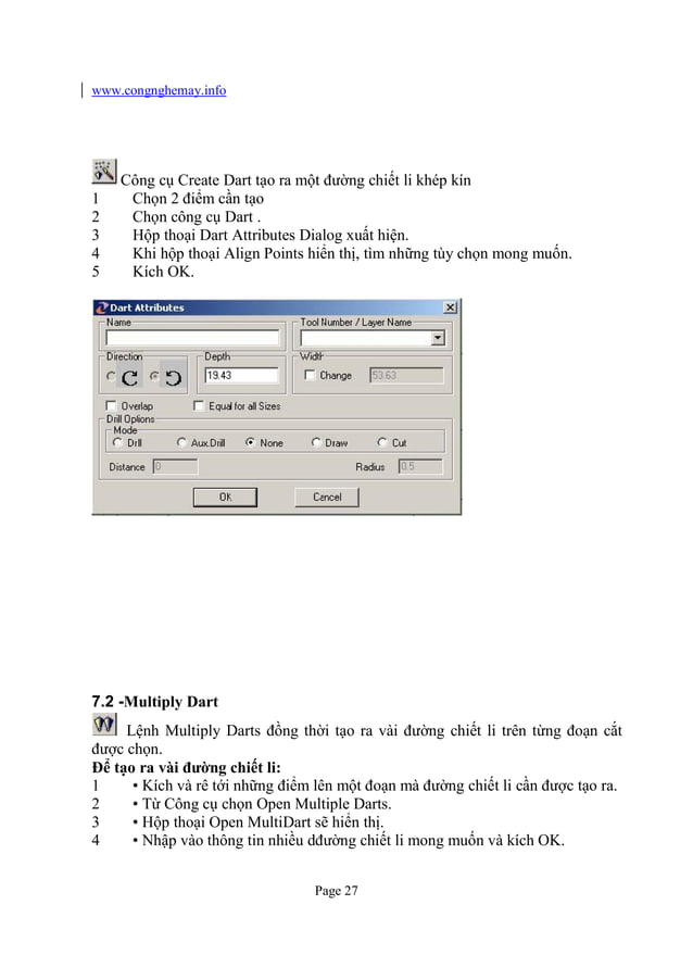 Tai Lieu Huong Dan Su Dung Optitex PDS Thiet Ke Thoi Trang | PDF