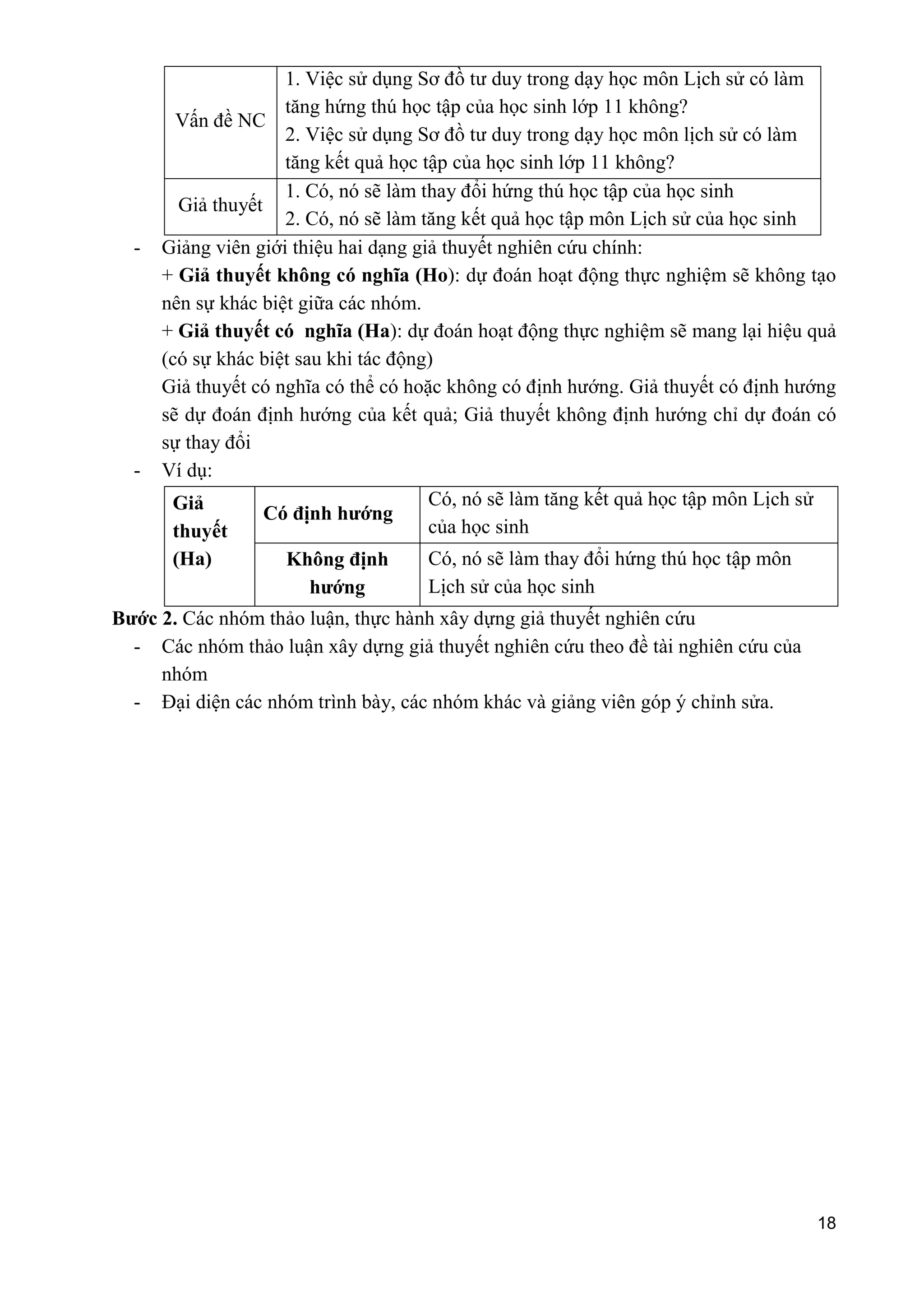 Tài liệu tập huấn NCKH SP ứng dụng | PDF