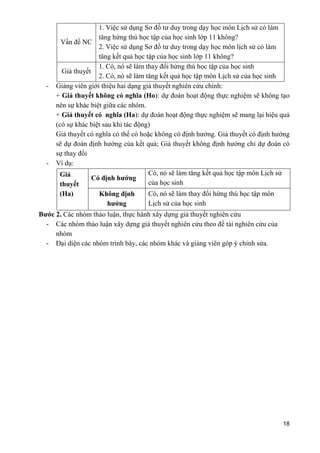 Tài liệu tập huấn NCKH SP ứng dụng | PDF