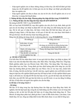 Tài liệu tập huấn NCKH SP ứng dụng | PDF