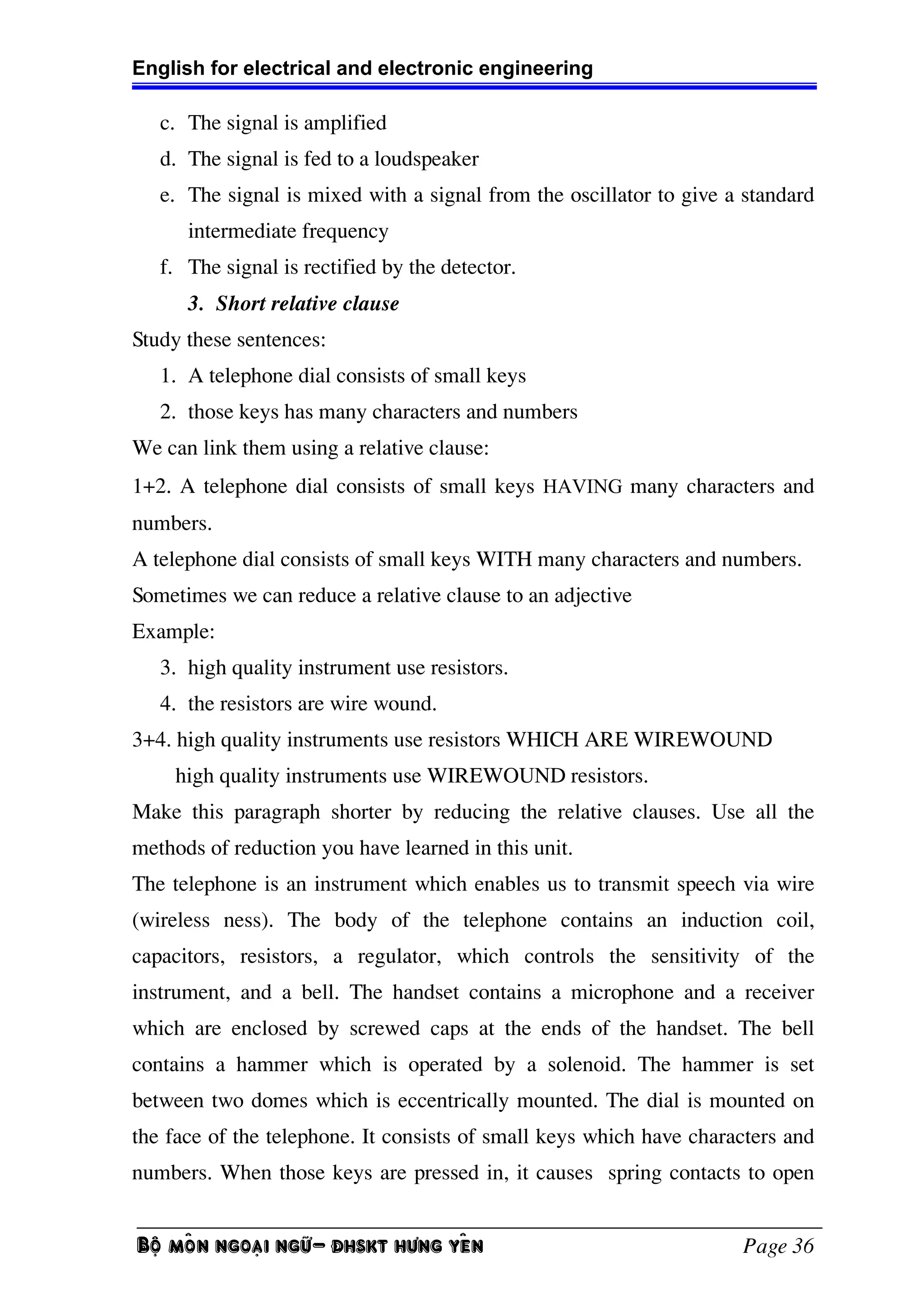 English for Electric and Electronic Engineering | PDF