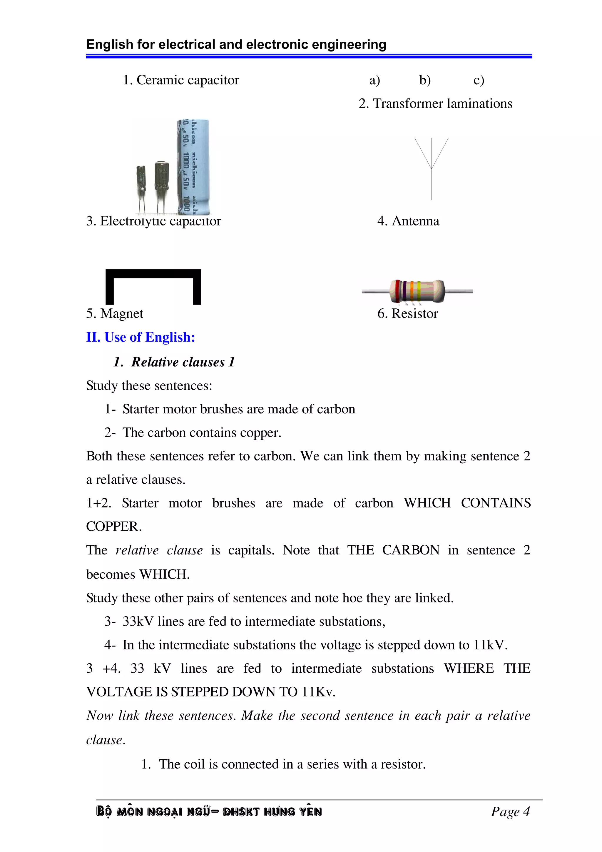 English for Electric and Electronic Engineering | PDF