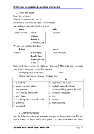 English for Electric and Electronic Engineering | PDF