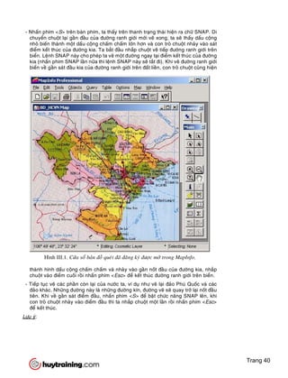 Tài liệu Tiếng Việt Hướng dẫn Mapinfo | PDF