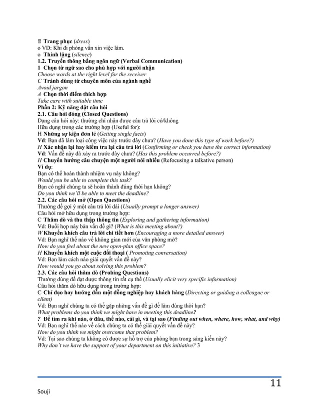 Tai lieu tong hop mon ky nang giao tiep | PDF