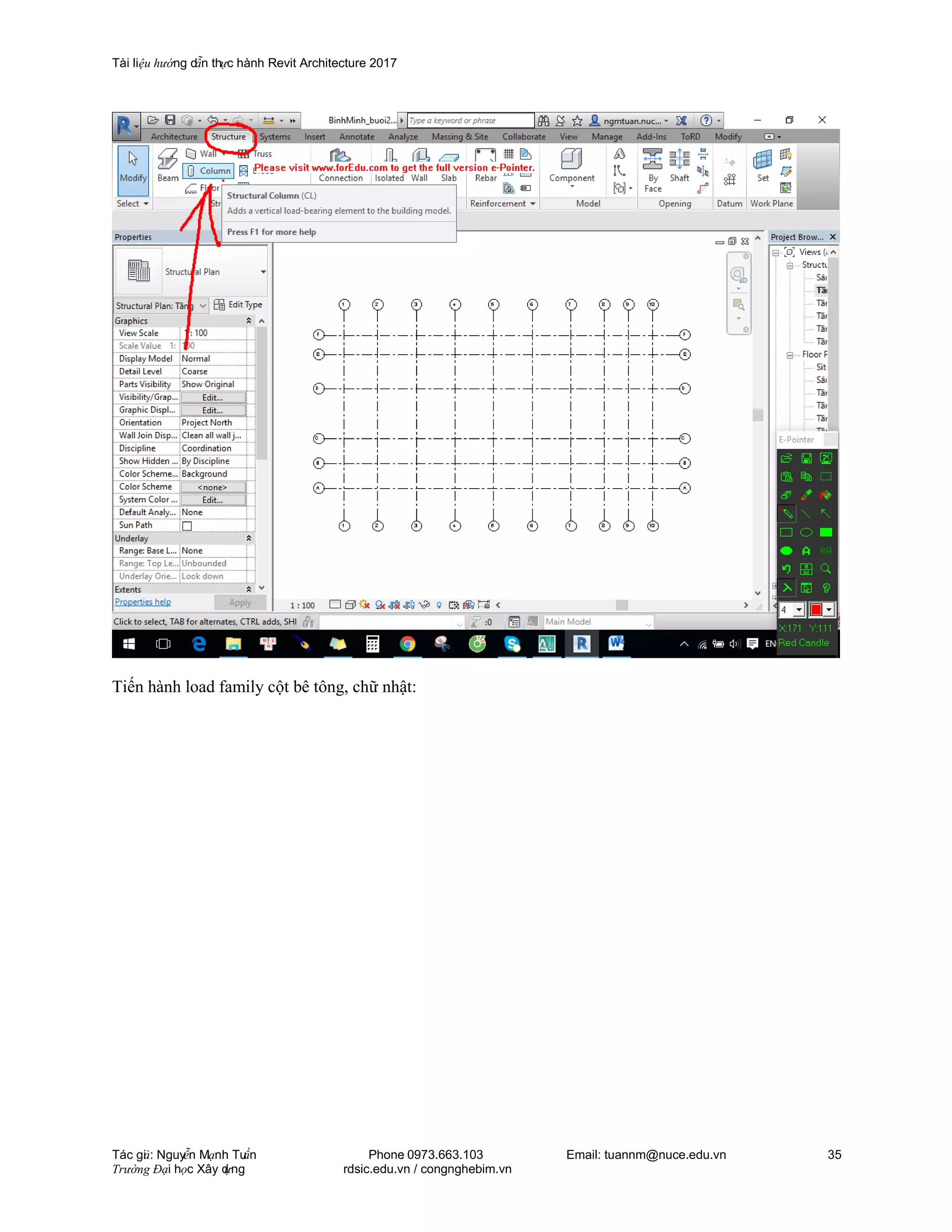 Tài liệu tự học Revit Architecture phần 1 | PDF