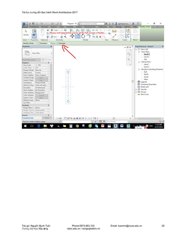 Tài liệu tự học Revit Architecture phần 1 | PDF