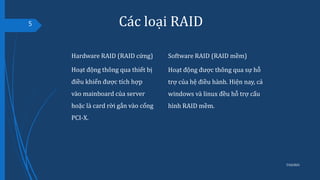 Tai lieu ve raid | PPTX