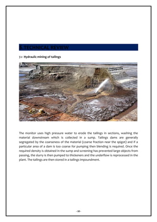 Tailings dump recovery concept | DOC