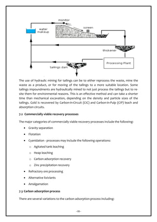 Tailings dump recovery concept | DOC