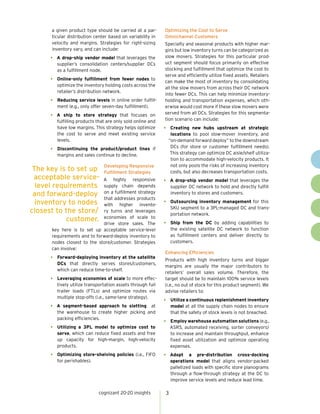 Tailoring Omnichannel Fulfillment Strategies to Network Segments | PDF