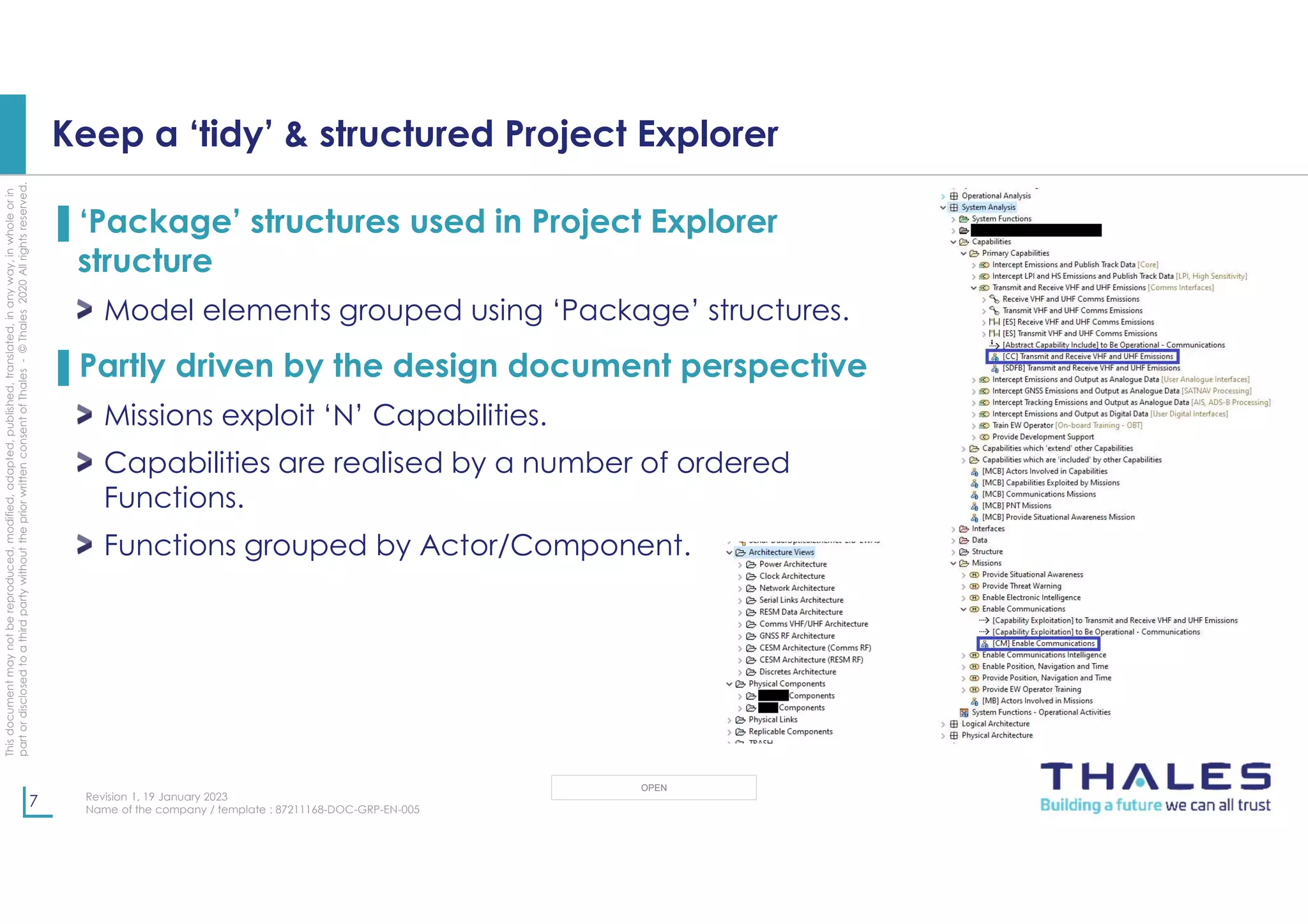 Tailoring Arcadia Framework in Thales UK | PPT