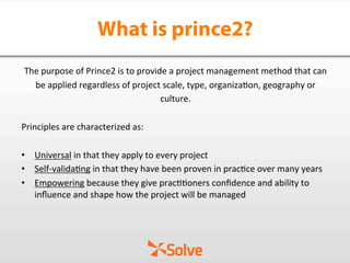 Tailoring of PRINCE2 | PDF