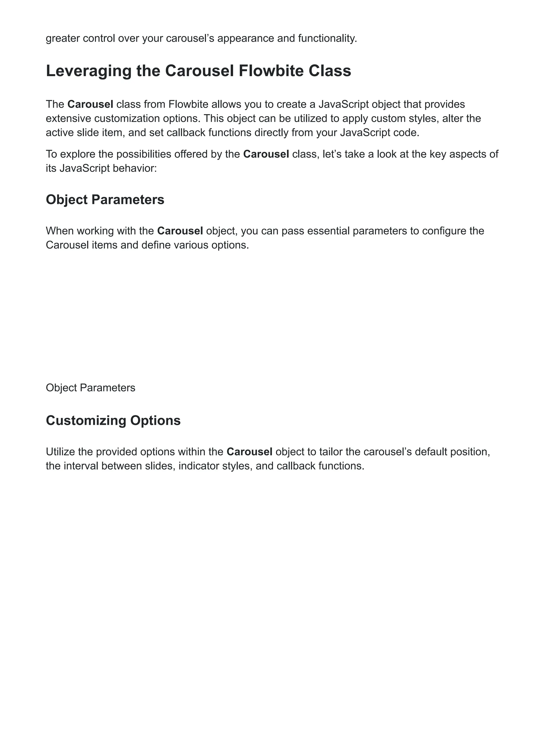 Tailwind Carousel: Create Responsive Carousels Easily - Blogs | PDF