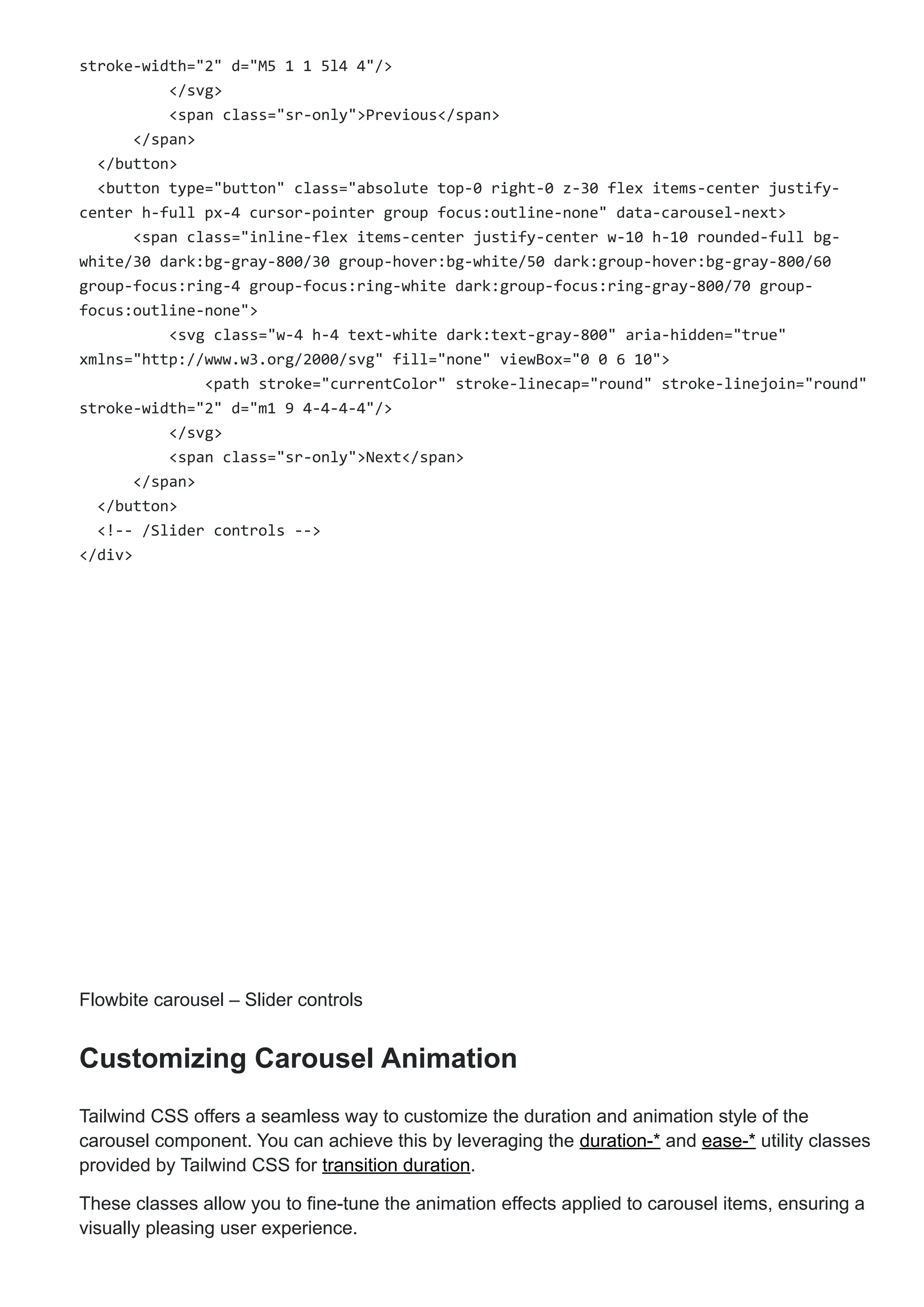 Tailwind Carousel: Create Responsive Carousels Easily - Blogs | PDF