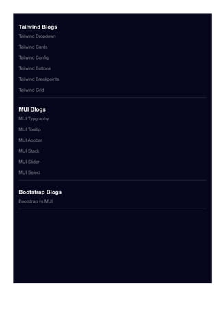 Use Tailwind Select for Easy and Reliable Dropdowns - Blogs | PDF