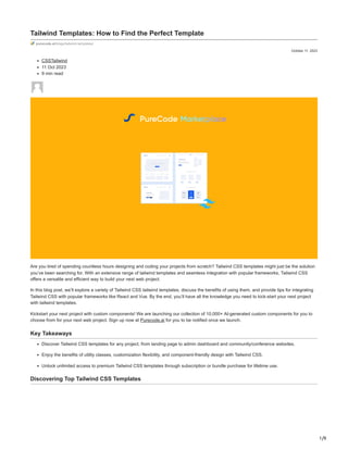 Tailwind Templates How to Find the Perfect Template.pdf