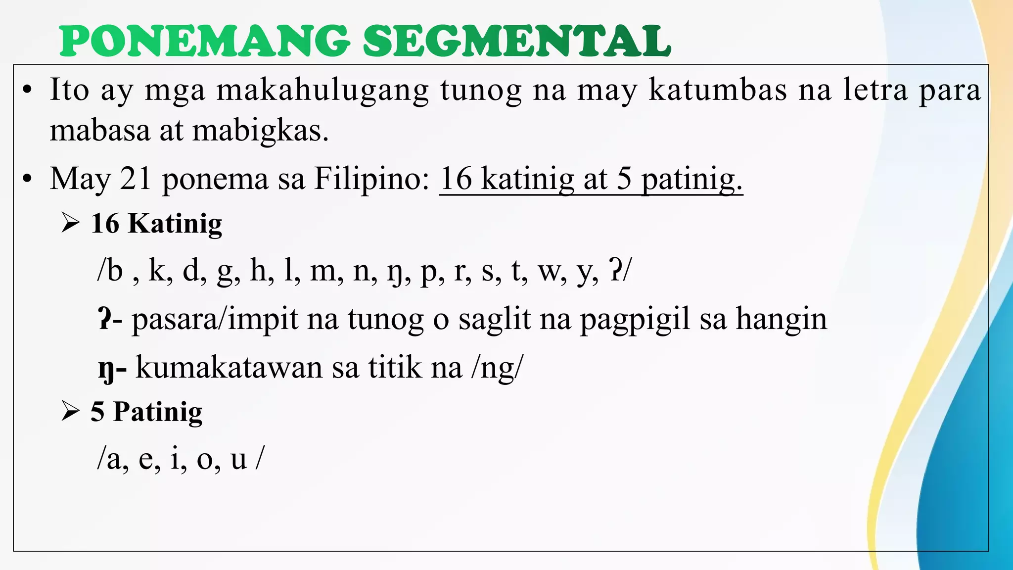 Pagsasalita at Ponolohiya | PDF