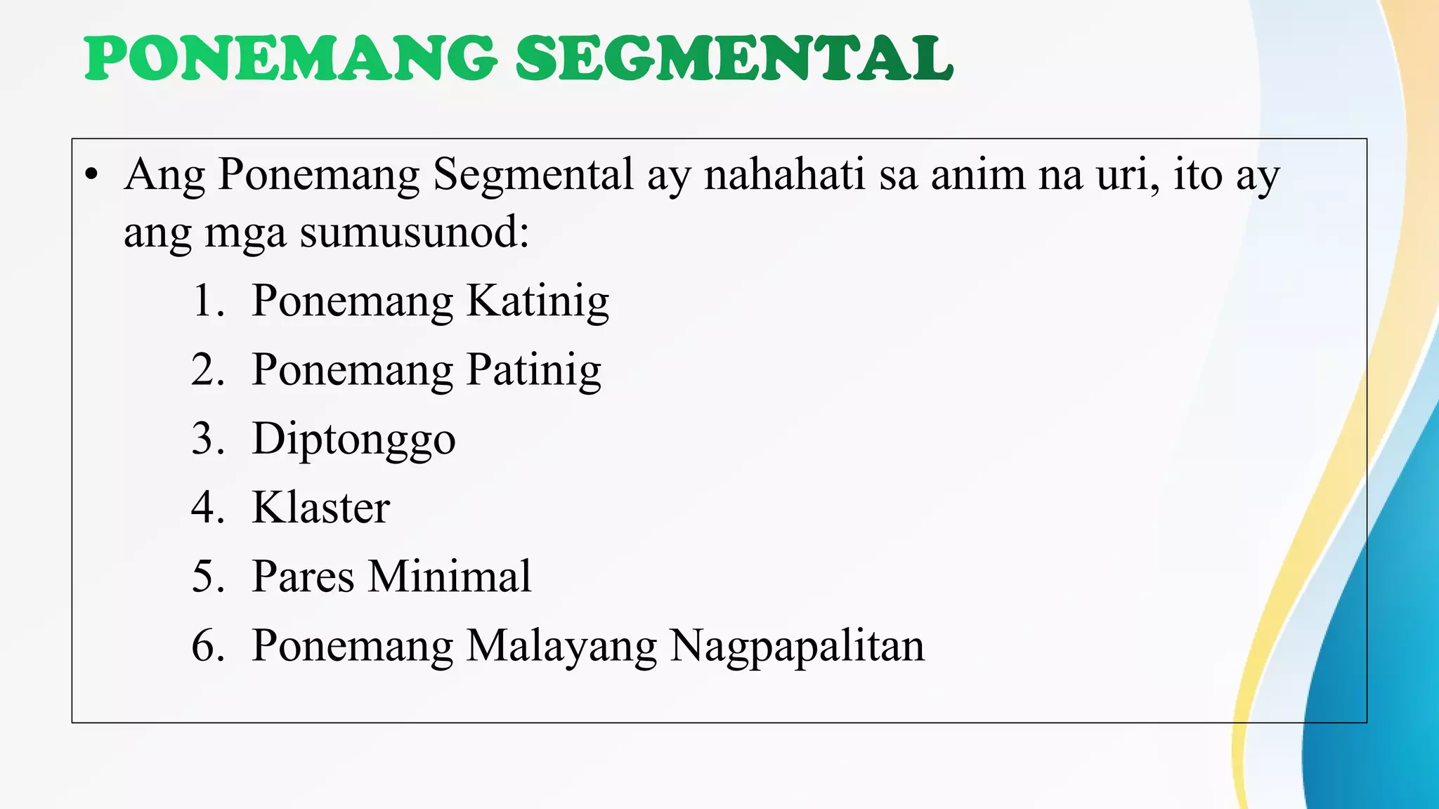 Pagsasalita at Ponolohiya | PDF