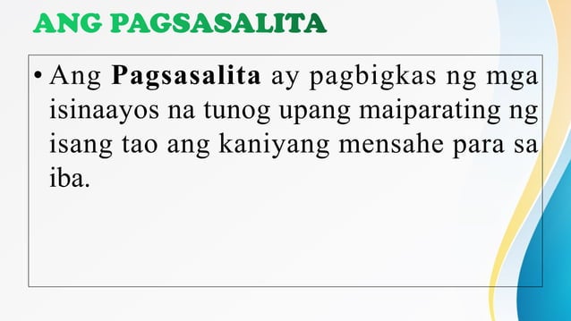 Pagsasalita at Ponolohiya | PDF
