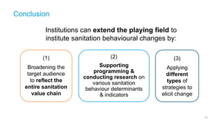 WASH Debate: Building institutional capacity for behaviour change ...