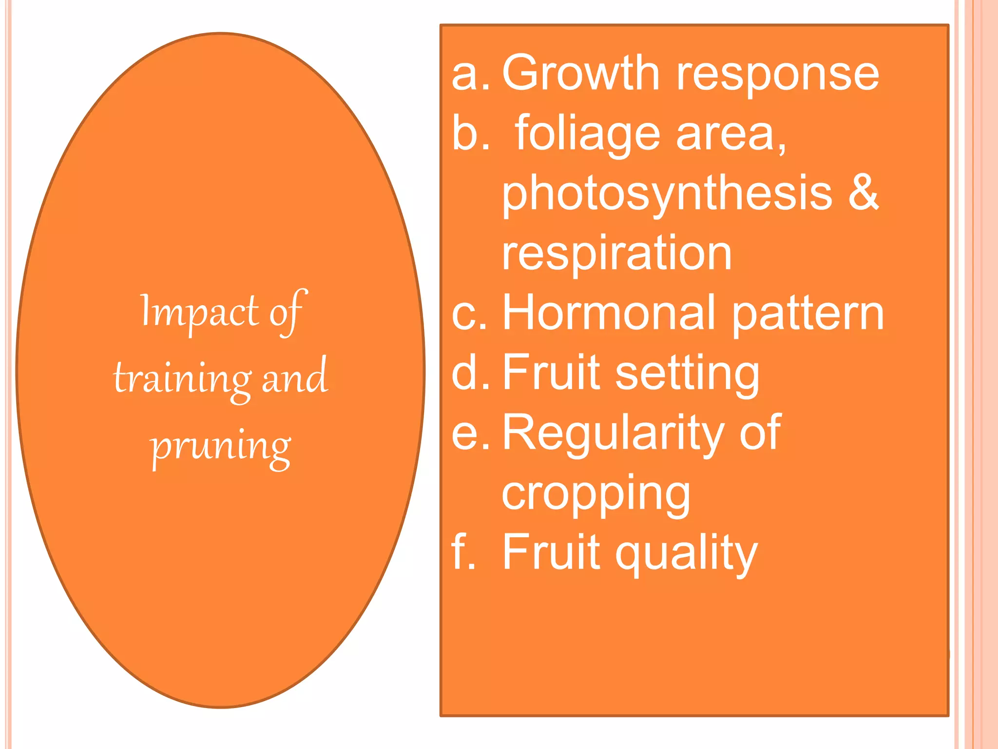 Taining and pruning in horticultural crops | PPTX