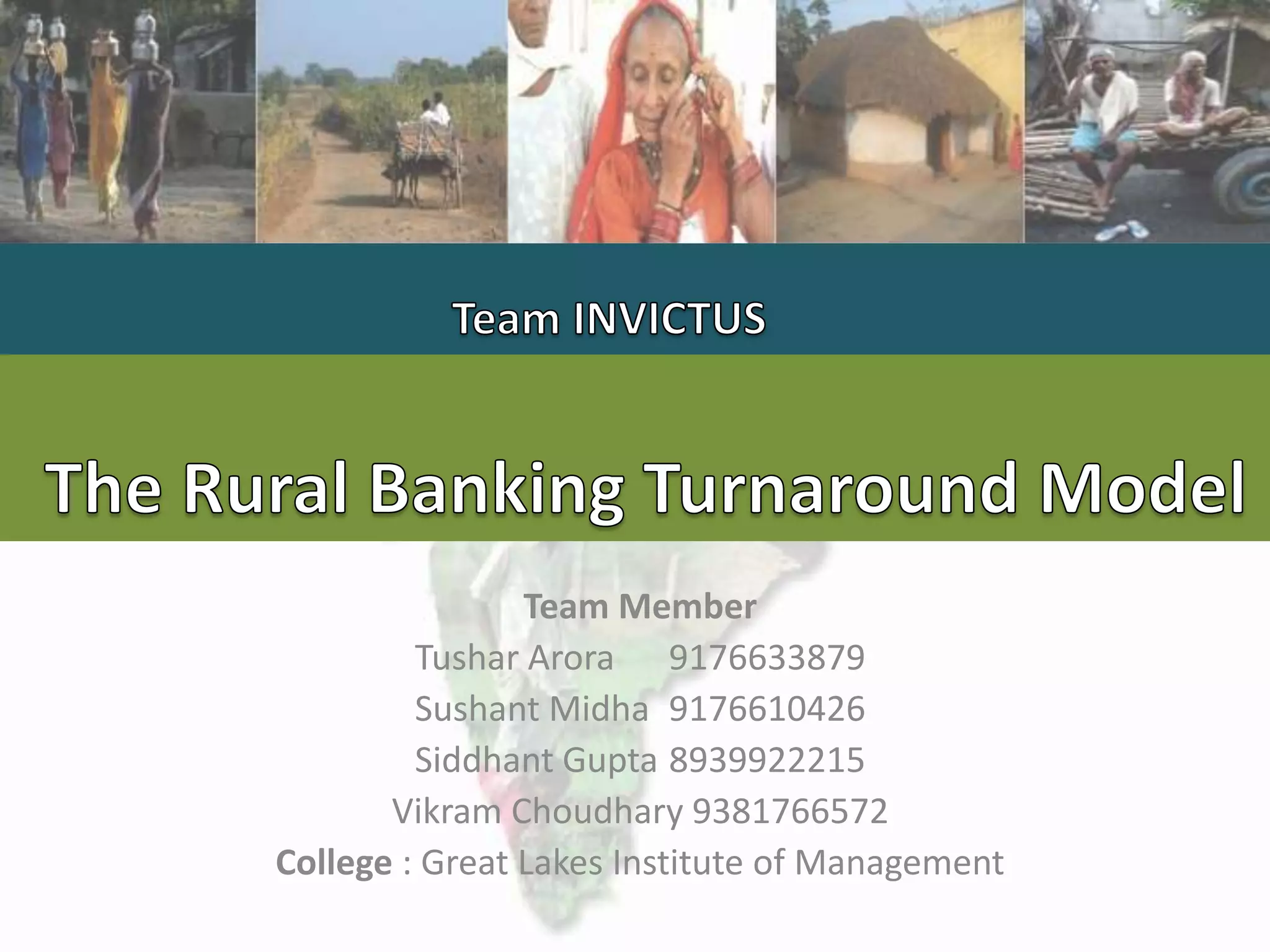 Rural Banking Model | PPTX