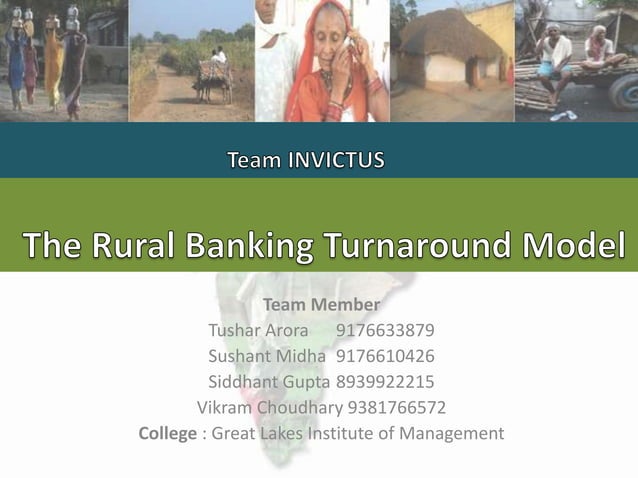 Rural Banking Model | PPTX