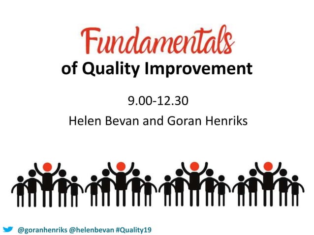 Fundamentals of quality improvement | PPT
