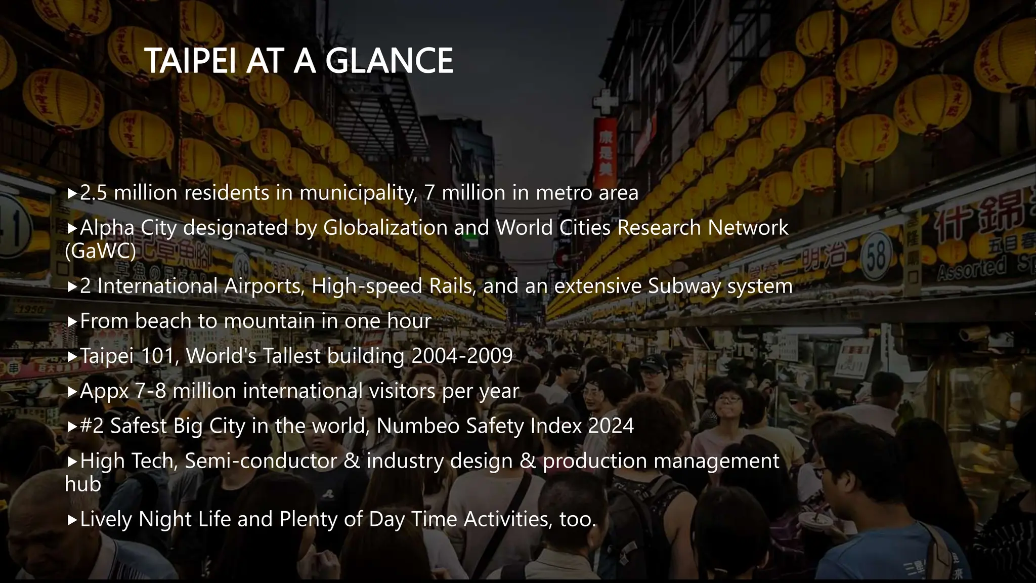 Taipei, A Hidden Jewel in East Asia - PR Strategy for Tourism | PPTX