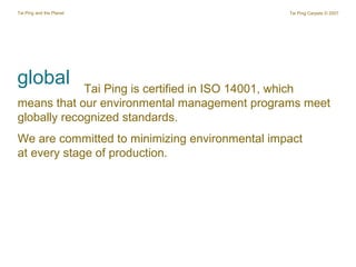 Tai Ping Environment | PPT