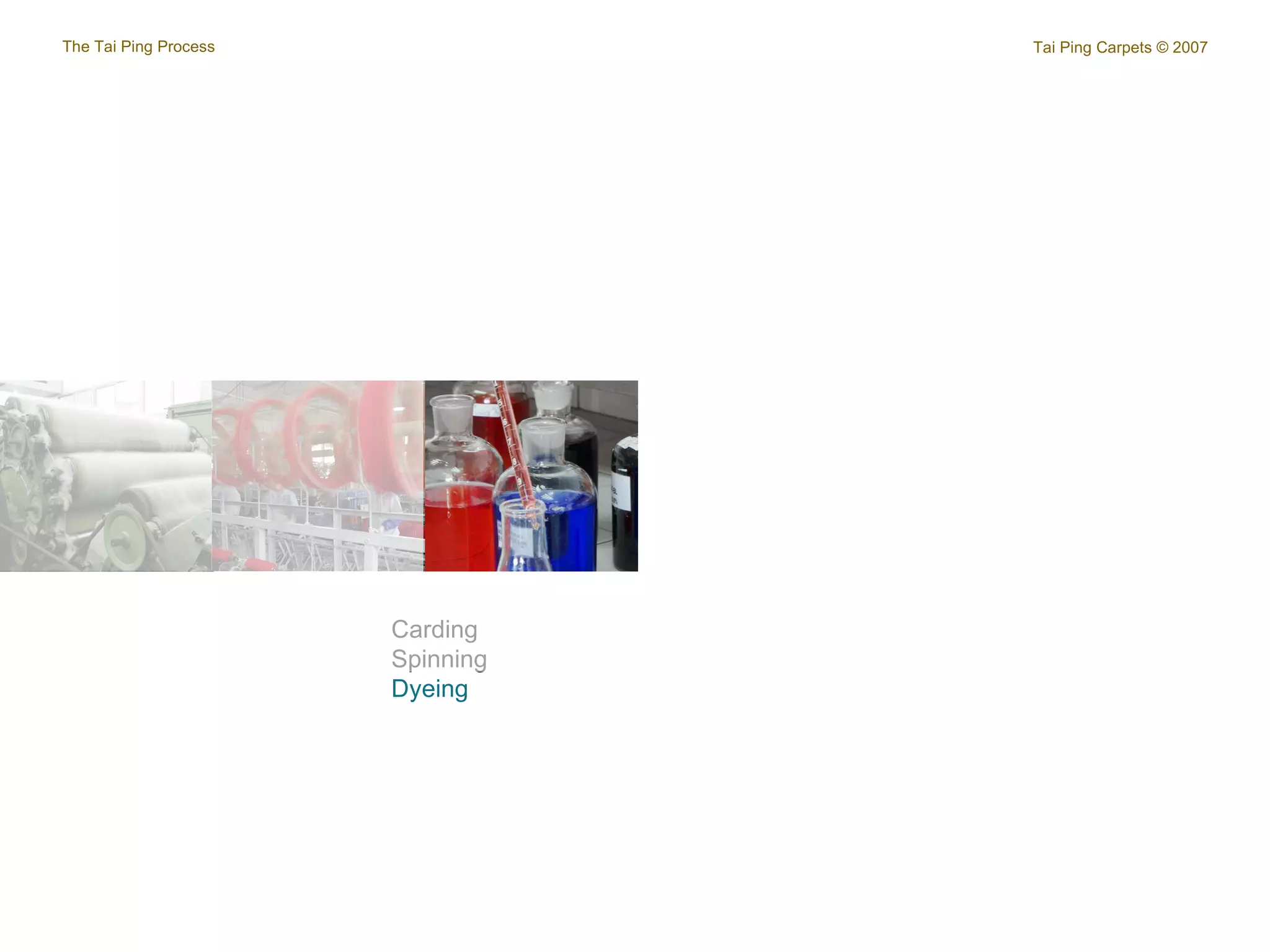 Tai Ping Process | PPT | Needlework | Arts and Crafts