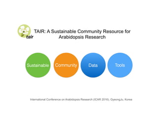 ICAR2016 TAIR talk | PPT
