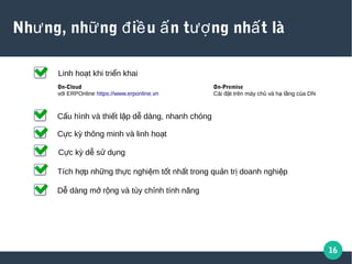 Tại sao sử dụng Odoo | ODP