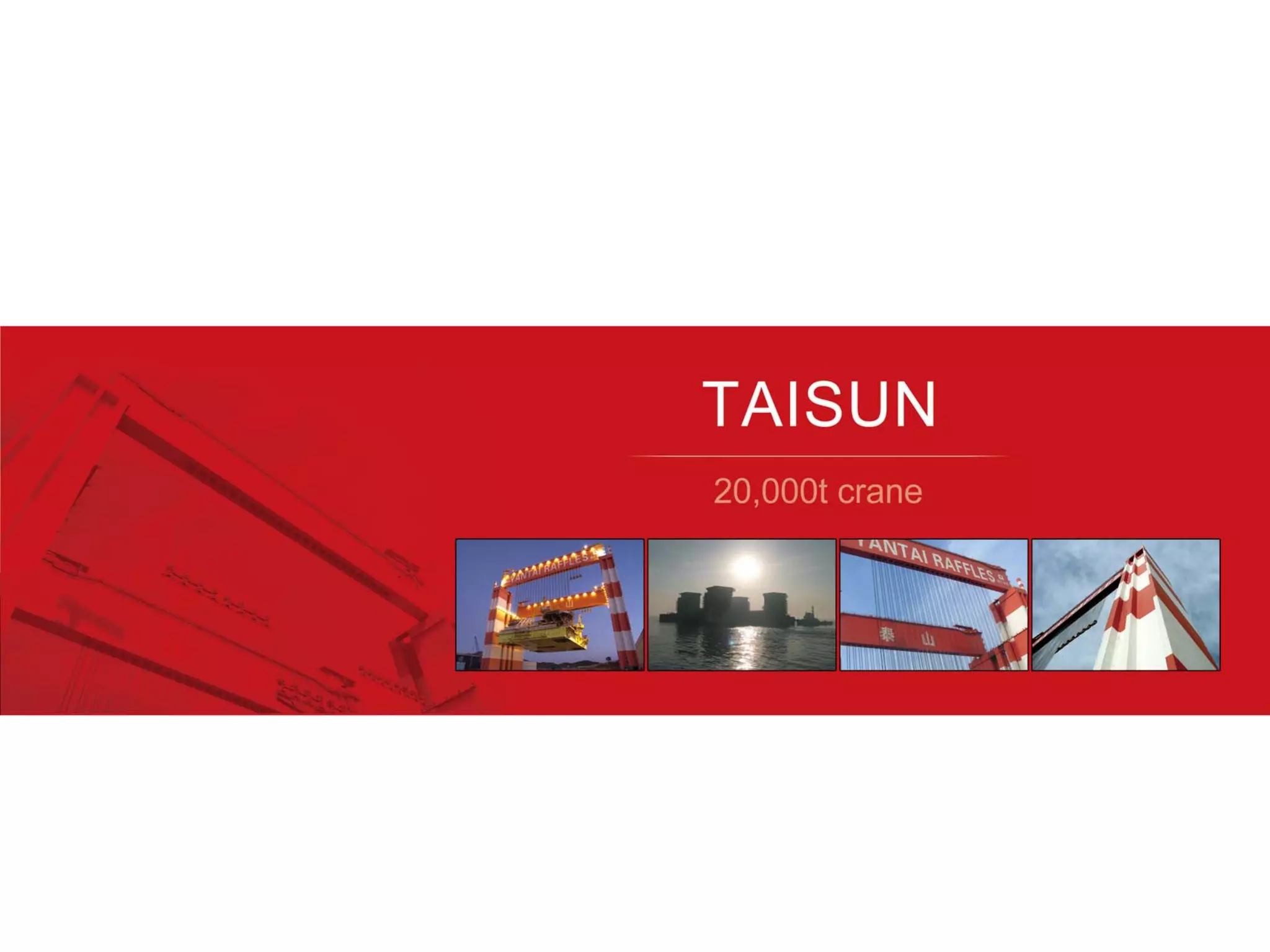 TAISUN 20000 ton crane brochure | PDF