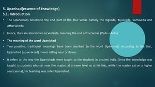 taittreya upanishad - tradition of yoga and Upanishads, this concept of pancha kosha is ...