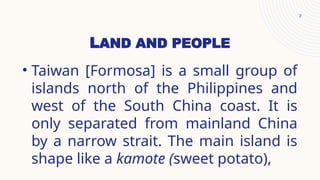Historical and Cultural Overview of Taiwan, Japan, and Korea: From ...