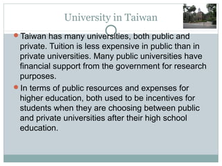 Taiwan's Educational System | PPT