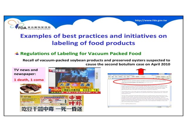 Taiwan Food Safety & Regulations for Food Labeling | PDF | Nutrition ...