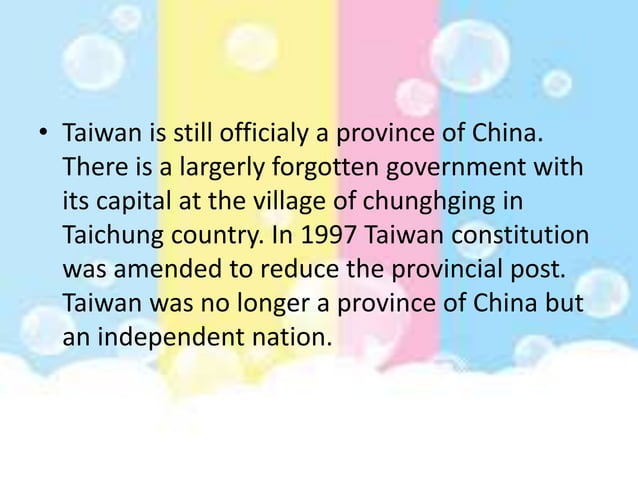 Taiwan ppt by yuanita | PPT